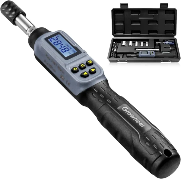 Digital Torque Screwdriver Set – 2.66-53.1 In-lbs with LED Indicator ...
